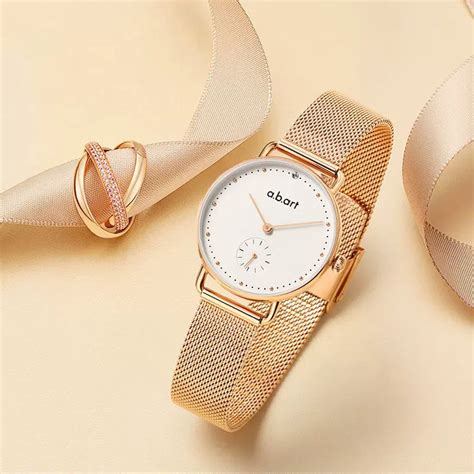 Abart Mini White Dual Dial Watch