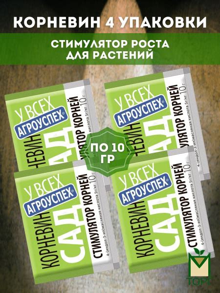 Регулятор и стимулятор роста для домашних растений Агроуспех Корневин ...