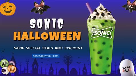 Sonic Halloween Menu 2025 Special Deals And Discount