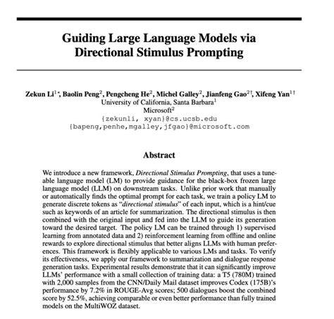 Guiding Large Language Models via Directional Stimulus Prompting ...
