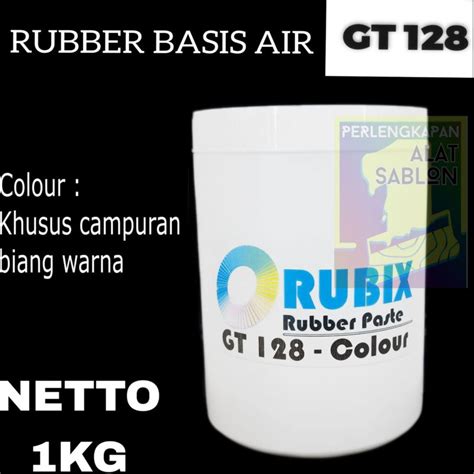 Jual Tinta Sablon Rubber Gt 128 Colour 1 Kg Shopee Indonesia
