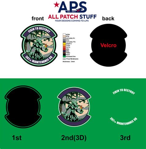 307th Maintenance Squadron All Patch Stuff