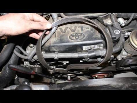 Replacing Serpentine Belt Toyota Tacoma Youtube
