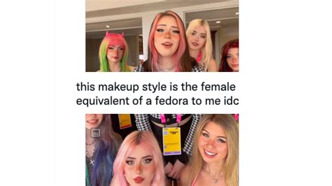 Pink Nose E Girl Makeup Know Your Meme