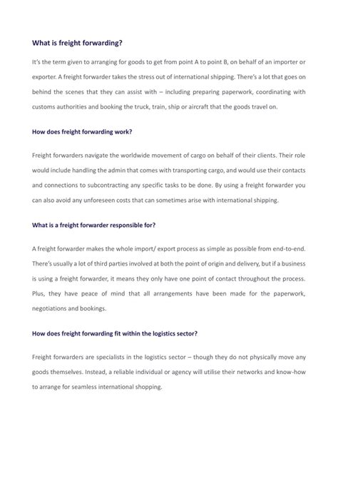 Ppt Freight Forwarding Powerpoint Presentation Free Download Id