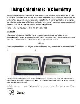 Introduction To Chemistry Practice Problems And Reading By The Chemistore
