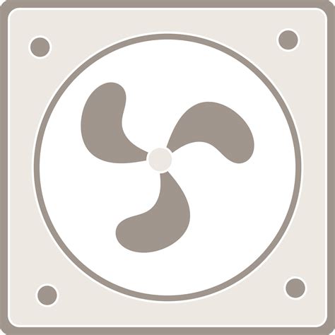 Illustration Of Cpu Fan Icon In Gray And White Color Vector Art At Vecteezy