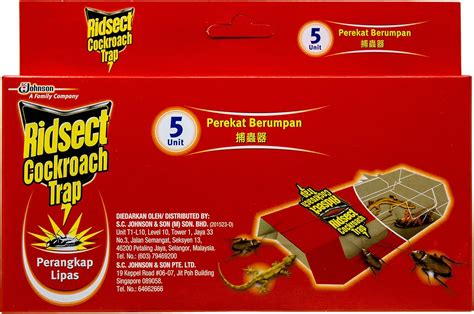 Ridsect Cockroach Trap 5 Count Amazonsg Garden