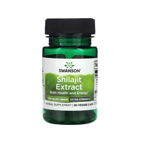 ვიტამინი Swanson Shilajit Extract Extra Strength 100mg