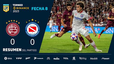 Torneobinance 2023 Fecha 8 Resumen De Lanús Argentinos Youtube