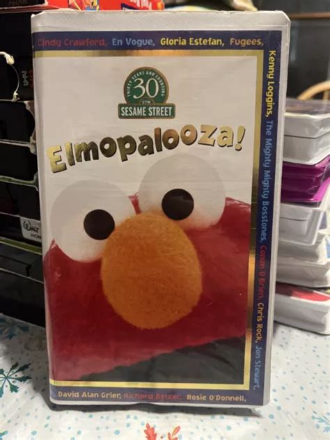 Sesame Street Elmopalooza Vhs 1998 30 Year Celebration 11 75