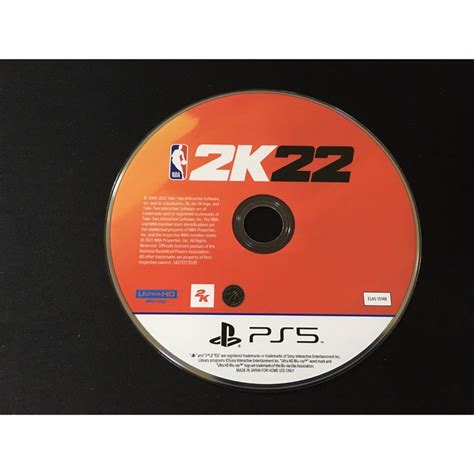 ．私人好貨．二手．ps5．早期 裸片【美國籃球大聯盟 Nba 2k22】中古光碟 電視遊樂器 主機遊戲 電玩單機 自售 蝦皮購物