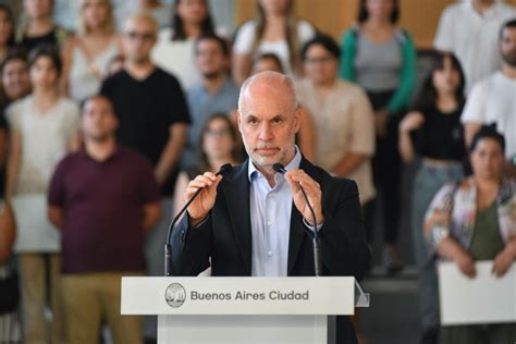 Lo Más Importante Es No Esconderlo Horacio Rodríguez Larreta Se