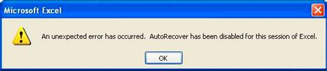 how to fix an unexpected error in microsoft excel ob欧宝体育登陆