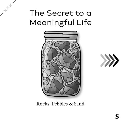 How To Prioritize The Important Things In Life Rocks Pebbles And Sand Theres A Rather Well