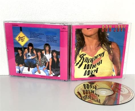 【やや傷や汚れあり】cd 【ボン・ジョヴィ Bon Jovi ワイルド・イン・ザ・ストリーツ Slippery When Wet】日本国内