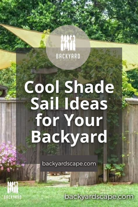 Cool Shade Sail Ideas For Your Backyard Shade Sail Outdoor Sun Shade