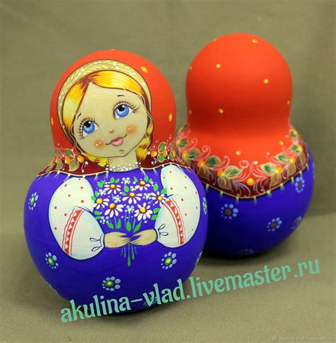 Музыкальная неваляшка-матрешка в интернет-магазине Ярмарка Мастеров по ...