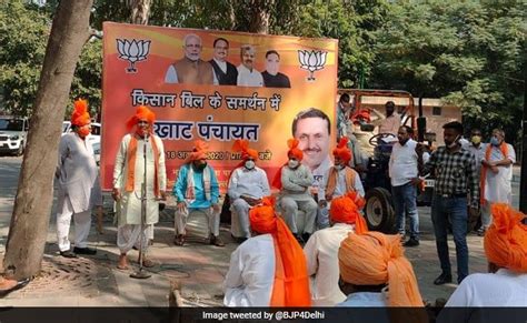 Delhi Bjp Holds Khat Panchayat To Garner Support For Farm Laws
