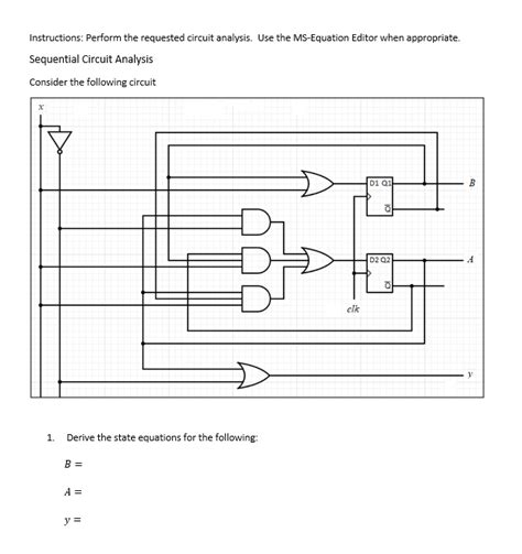Solved Consider The Following Circuit Derive The State Chegg