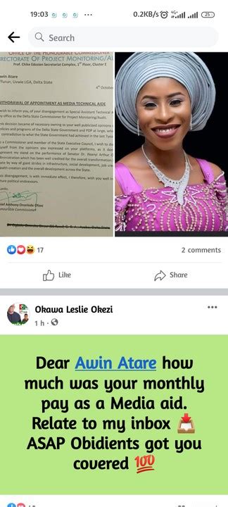 Governor Okowa Sack Media Aid For Being Obidient Politics Nigeria