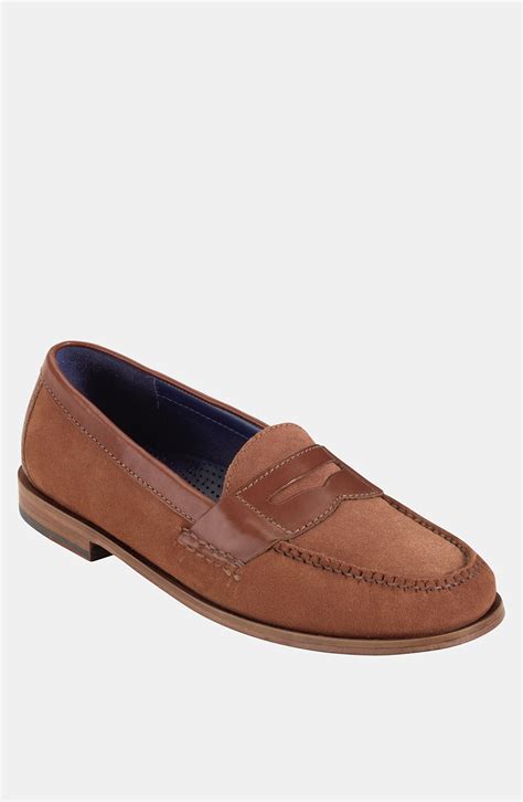 Cole Haan Pinch Penny Loafer In Brown For Men Rust Suede Rust Lyst