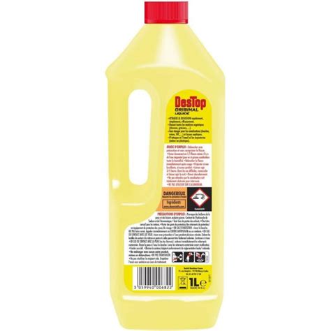 Déboucheur Liquide Canalisations Surpuissant Destop