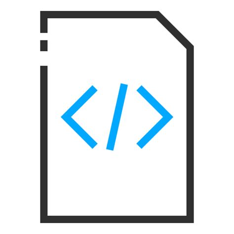 Html File Generic Color Outline Icon