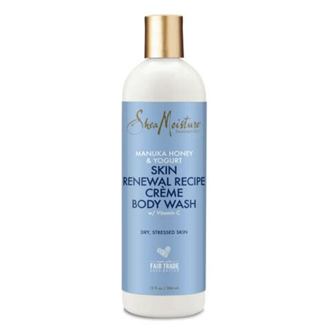 Shea Moisture Manuka Honey And Yogurt Skin Renewal Recipe Creme Body Wash