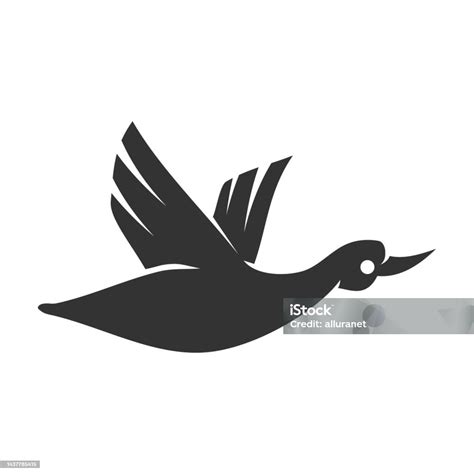 오리 로고 벡터 일러스트 레이 션 디자인 서식 파일 아이콘 브랜드 아이덴티티 가금류에 대한 스톡 벡터 아트 및 기타 이미지 가금류 개념 개념과 주제 Istock