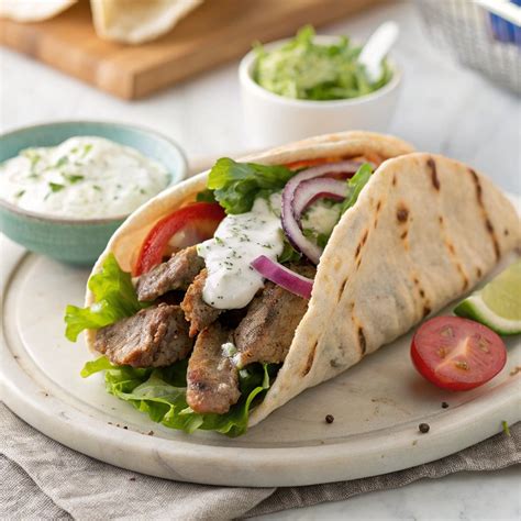 Greek Gyro Wrap Sandwich Teresas Recipes