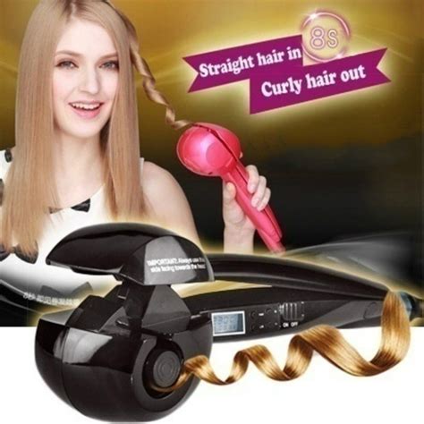 Automatic Curling Iron Steam Hair Curler Ceramic Titanium Steamer Spray
