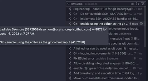 Improve Commit Information With Pr Details · Issue 169209 · Microsoftvscode · Github