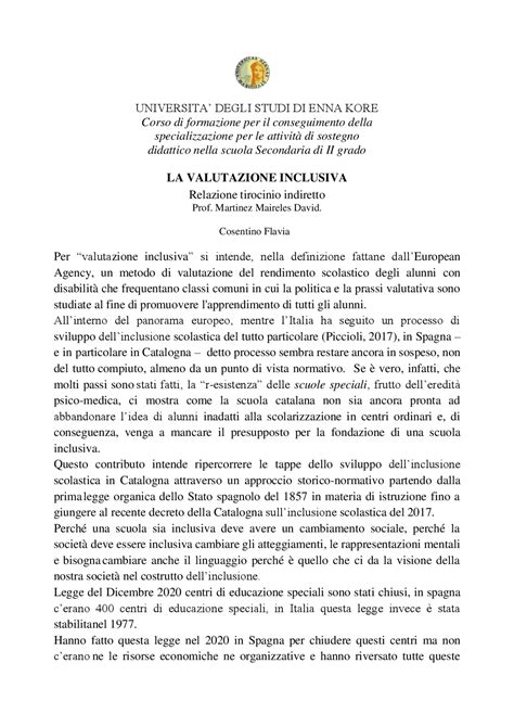 La Didattica Inclusiva Dispense Di Didattica Generale E Speciale