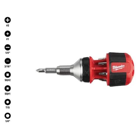 Milwaukee 14 In 1 Precision Multi Bit Screwdriver 48 22 2933 The