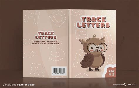 Baixar Vetor De Design Da Capa Do Livro Para Prática De Escrita à Mão