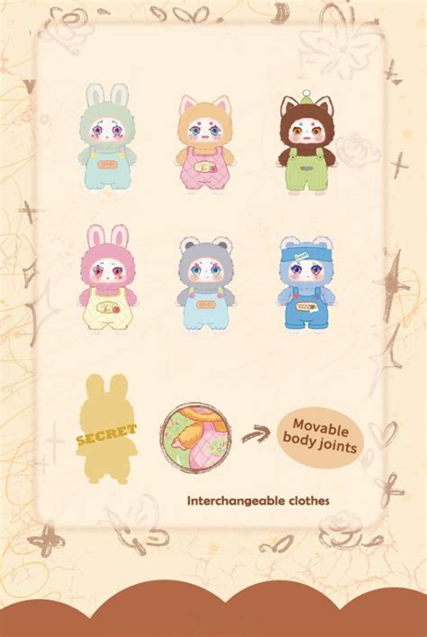 Kimmon Blind Box Plush Doll Im Mimon Series