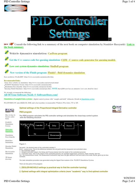 pdf pid controller settings setup dokumen tips