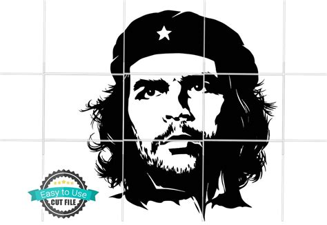 Che Guevara SVG Cut File And Clipart For Cricut And Silhouette Etsy
