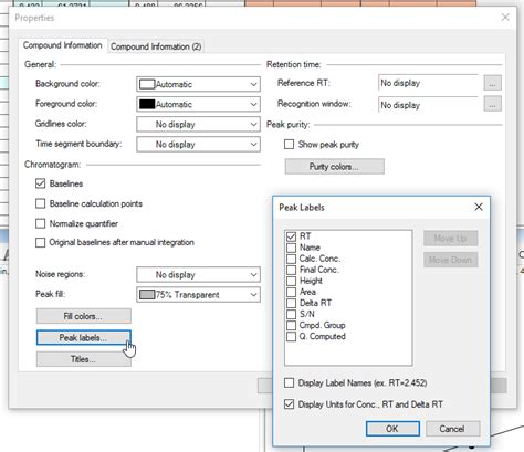 Sample Chromatogram And Integration Parameter Window Forum Mass