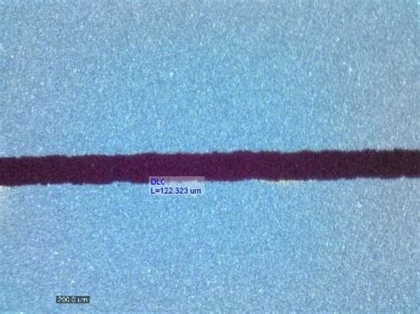 Microscope Image Of A Patterned Polysilicon Layer Deposited On Top Of A