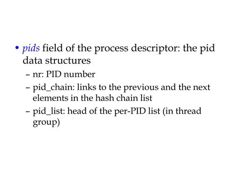 PPT Processes And Threads In Linux Chap In Understanding The Linux Kernel PowerPoint