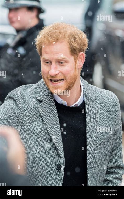 Prince Harry Duke Of Sussex During A Visit To The Bristol Old Vic In