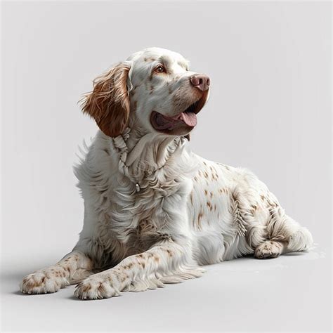 Clumber Spaniel Dog Premium Ai Generated Image