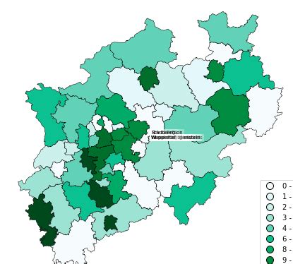 Matplotlib Python Putting Labels On A Geoplot Choropleth Map Graph