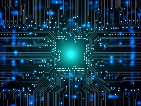 Premium Ai Image Circuit Board Background Electronic Computer Hardware Technology Generative Ai