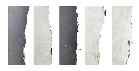 Rough Broken Wall Border Isolated 28326754 PNG