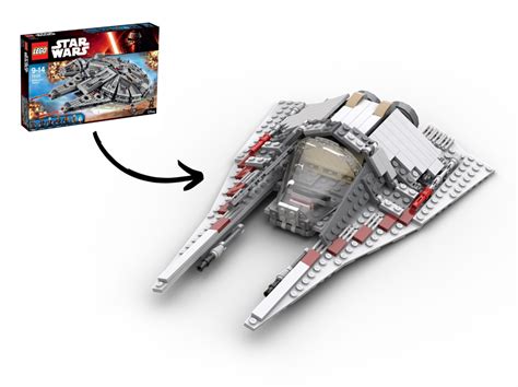 Lego Moc Lance Class Interceptor 75105 Millennium Falcon Alt By