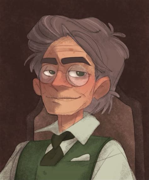 An Older Man Wearing Glasses And A Green Vest