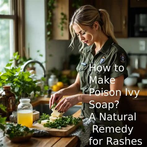how to make poison ivy soap a natural remedy for rashes